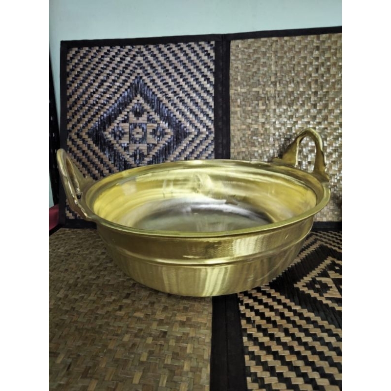 Periuk kuali belanga tembaga baru Terengganu brass pot handmade buatan ...
