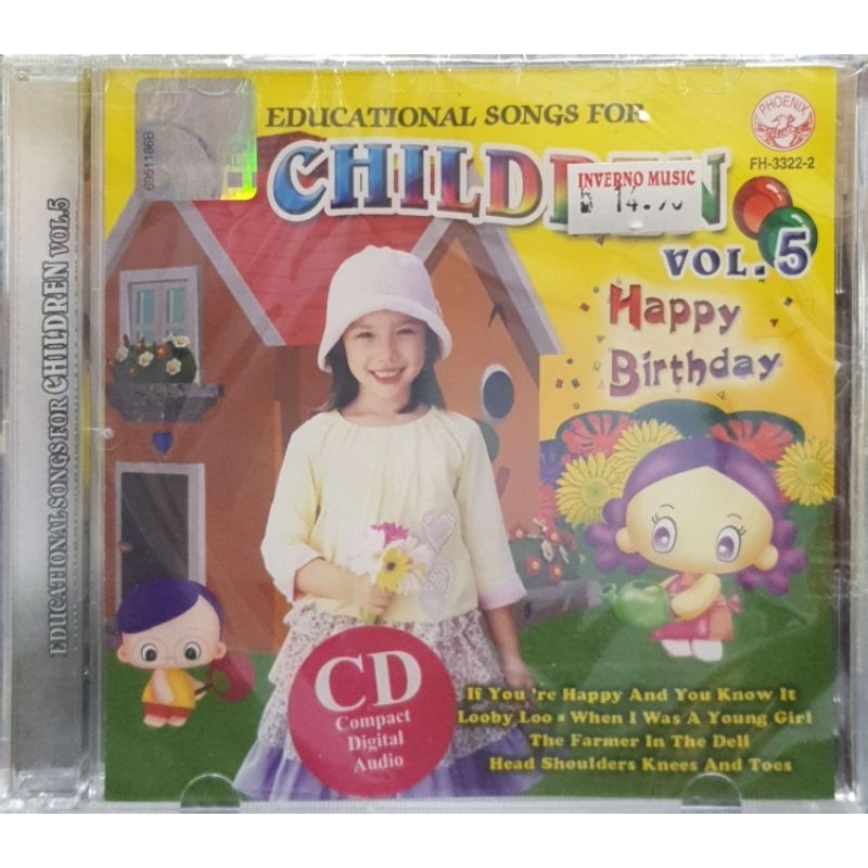 Educational Songs For Children Vol.5 (CD) | Shopee Malaysia