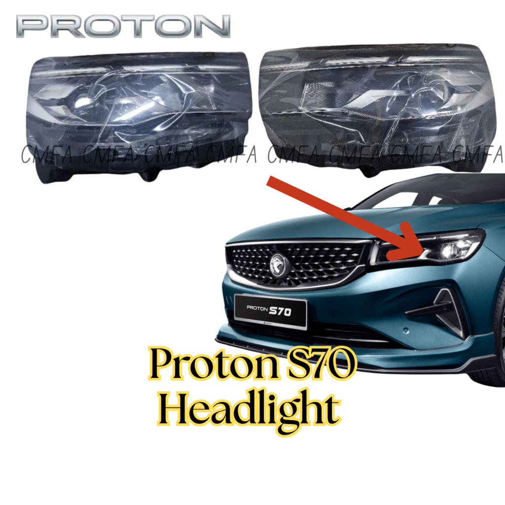 Proton S70 Front Headlight Head Light Headlamp Head Lamp Assy Lampu ...