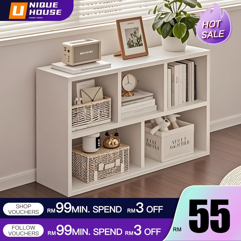 Storage Cabinet Book Cabinet Rak Buku Living room Book Rack Utility ...