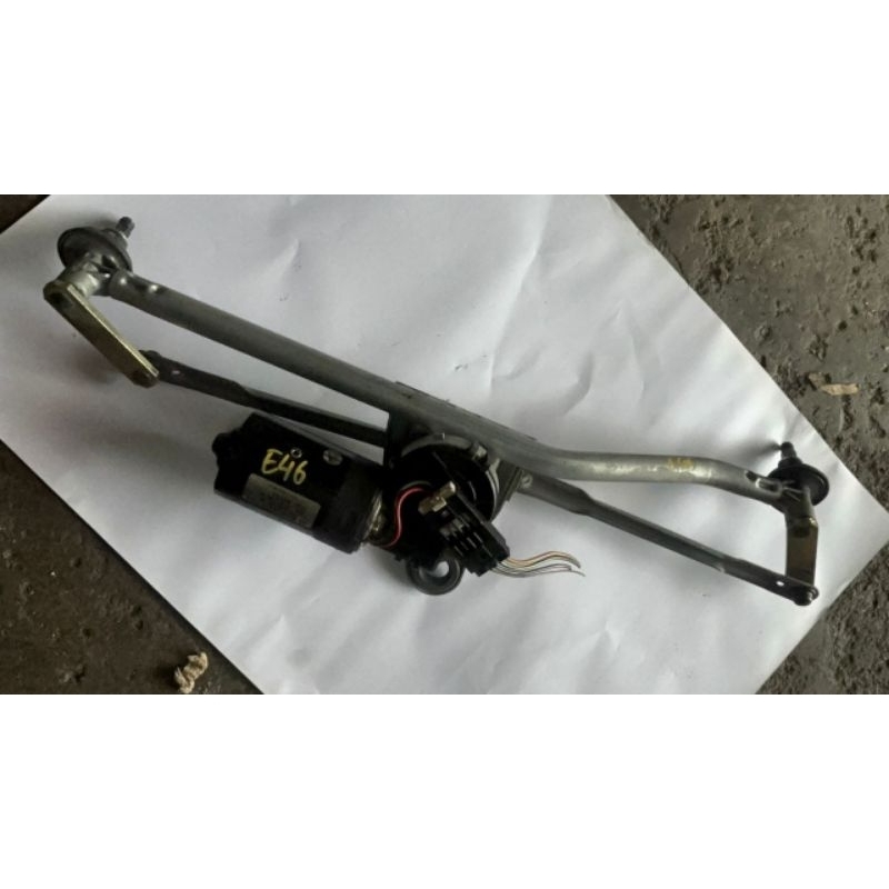 BMW E46 SEDAN COUPE 3 SERIES GENUINE WIPER LINKAGE COMPLETE MOTOR ...