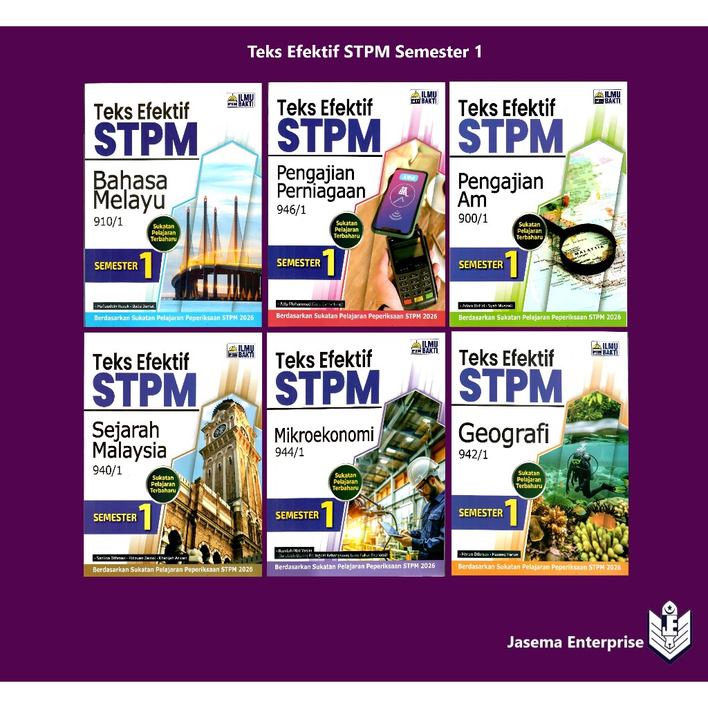 Teks Efektif STPM Semester 1 Pengajian Am | Bahasa Melayu | Sejarah | Geografi | Pengajian ...