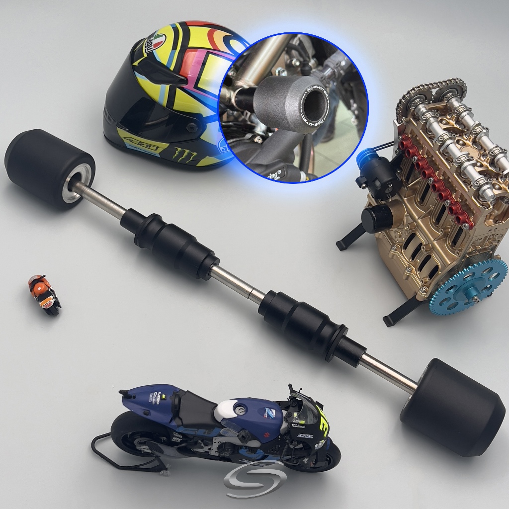 Evotech Frame Slider Suzuki SV650 Engine Slider Engine Protector ...