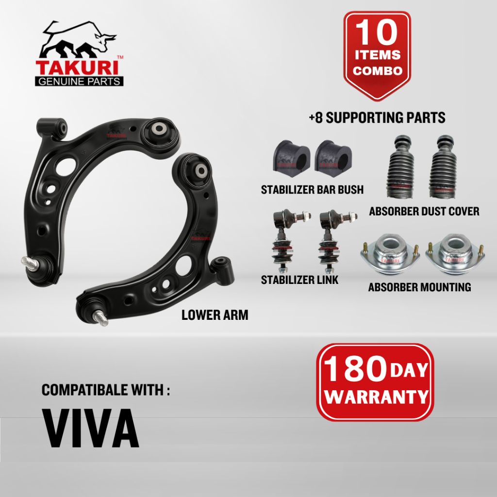TAKURI PERODUA VIVA FRONT LOWER ARM STABILIZER LINK ABSORBER MOUNTING ...