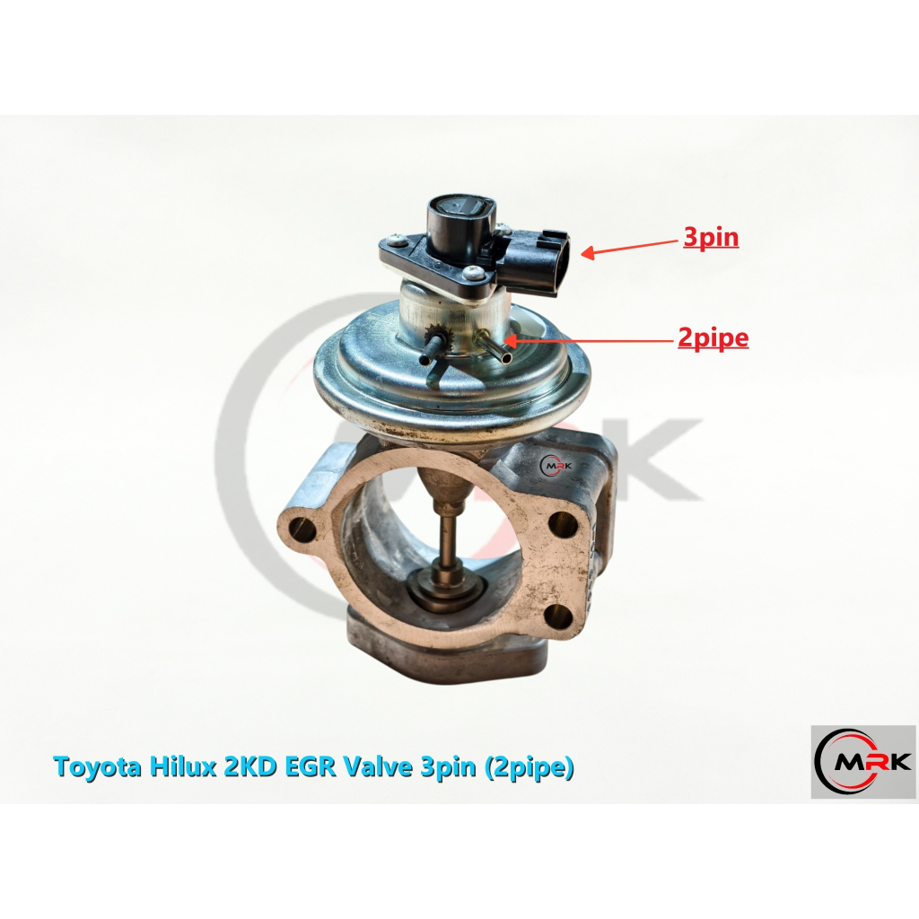 Toyota Hilux 2KD EGR Valve 3pin - 2pipe | Shopee Malaysia