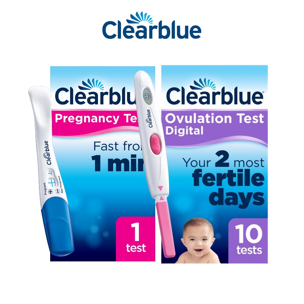[Conceiving Starter Kit] Clearblue Pregnancy Test, Rapid Detection, 1 ...