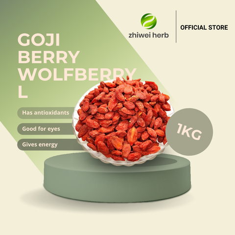 【Ningxia】1KG Goji Berry Wolfberry - Size L 宁夏枸杞子袋装 - Ready stock (500g ...