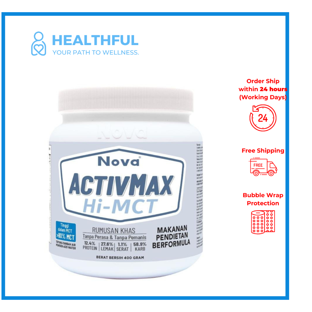 NOVA ACTIVMAX HI-MCT (EXP 9/2025)- A Special Formula For Individuals ...