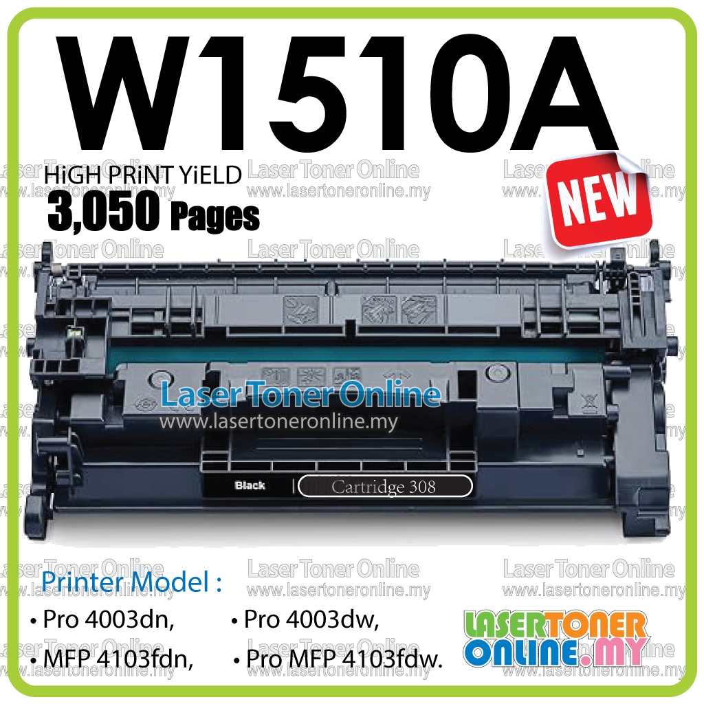 HP151A Compatible to HP 151A W1510A 4003dw Laserjet Pro M4003dn M4003dw ...