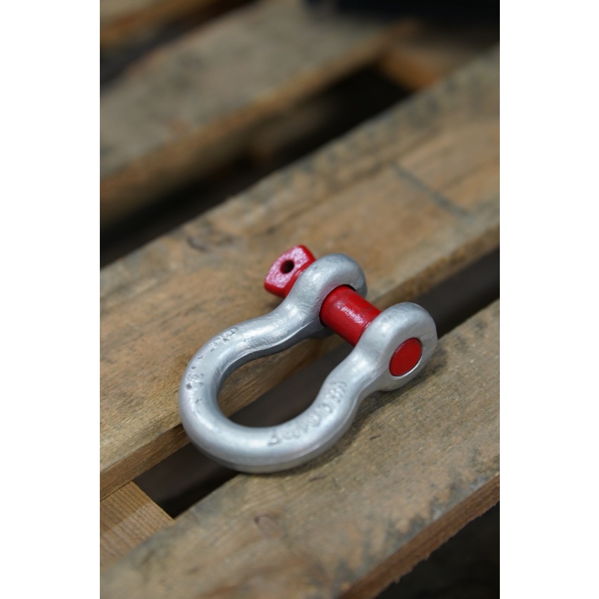Anchor Bow Shackle 0.75 Inch WLL 4.75 Tonne Screw Pin Bow Shackle USED ...