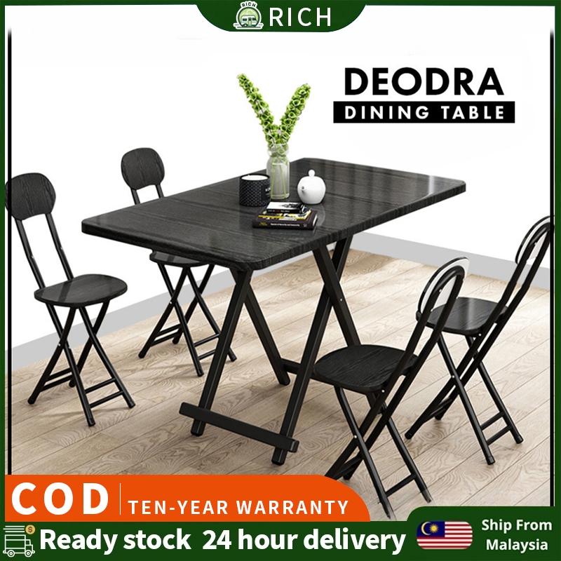 【JM-YU】 Dining Table Foldable Table Simple Folding Portable Table Stall ...