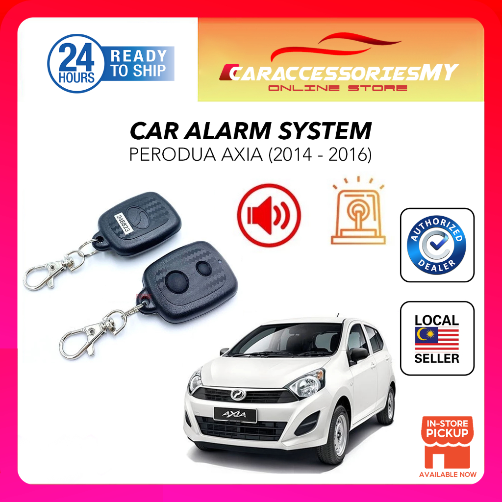 Perodua Axia 2014-2016 Oem Car alarm system keyless entry remote ...