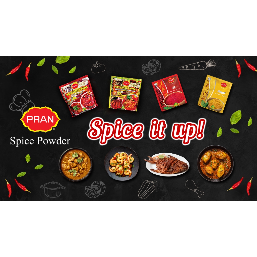 PRAN SPICE POWDER PACKET 125/250/1000 GM | Shopee Malaysia