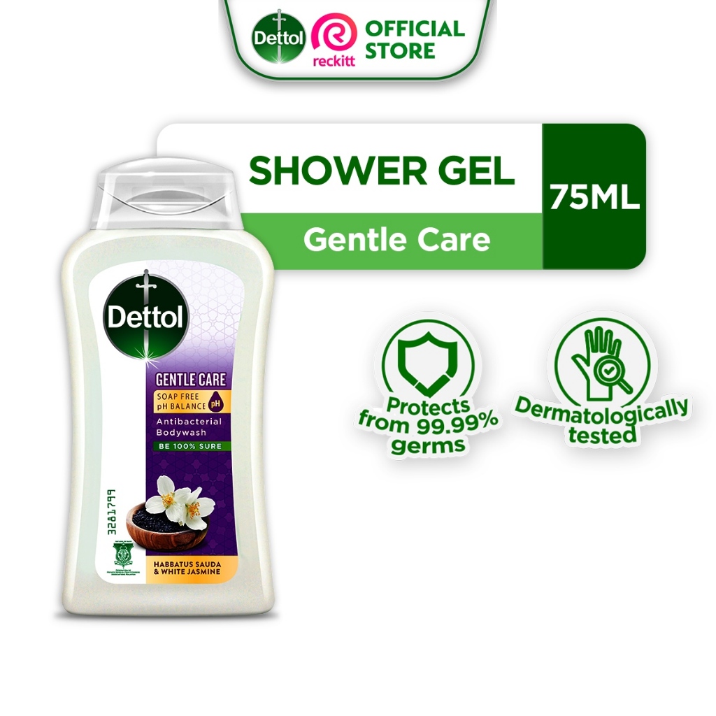 Dettol Shower Gel Body Wash Gentle Care 75ML | Shopee Malaysia