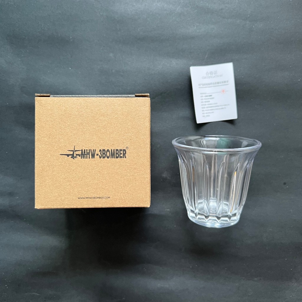 MHW-3BOMBER Wright Cup Espresso Shot Glass Transparent 90ml | Shopee Malaysia