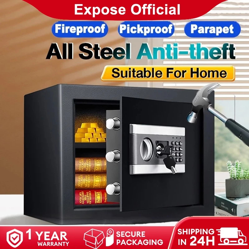 DPSE Premium Safety Box Home Office Hotel Digital Safe Box Money Box ...