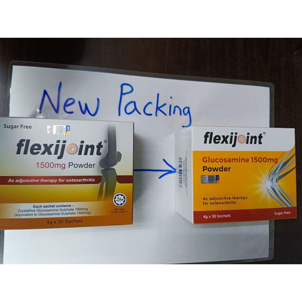 Flexijoint 1500mg powder(Serbuk ), Tarikh luput (EXP:12/2027) | Shopee ...