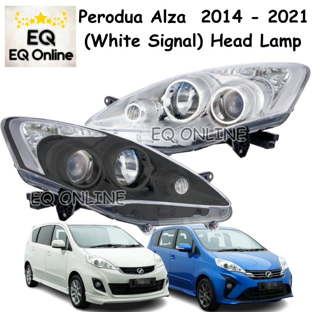 Perodua Alza 2014 - 2021 White Signal Head Lamp Head Light Lampu Depan ...