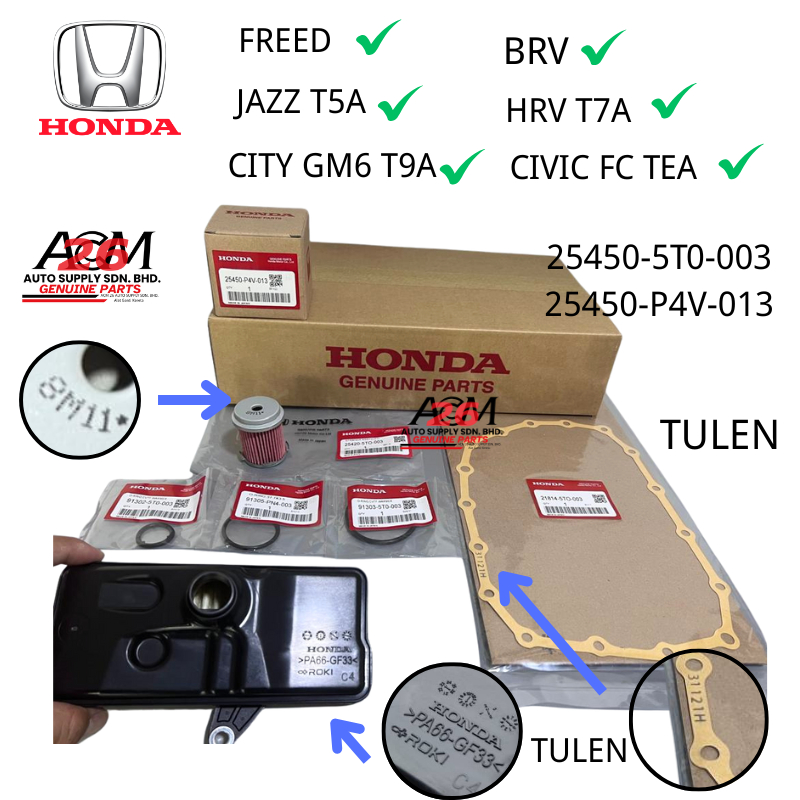 【ACM】HONDA ORIGINAL CITY T9A /JAZZ T5A /CIVIC FC AUTO FILTER GEAR BOX ...