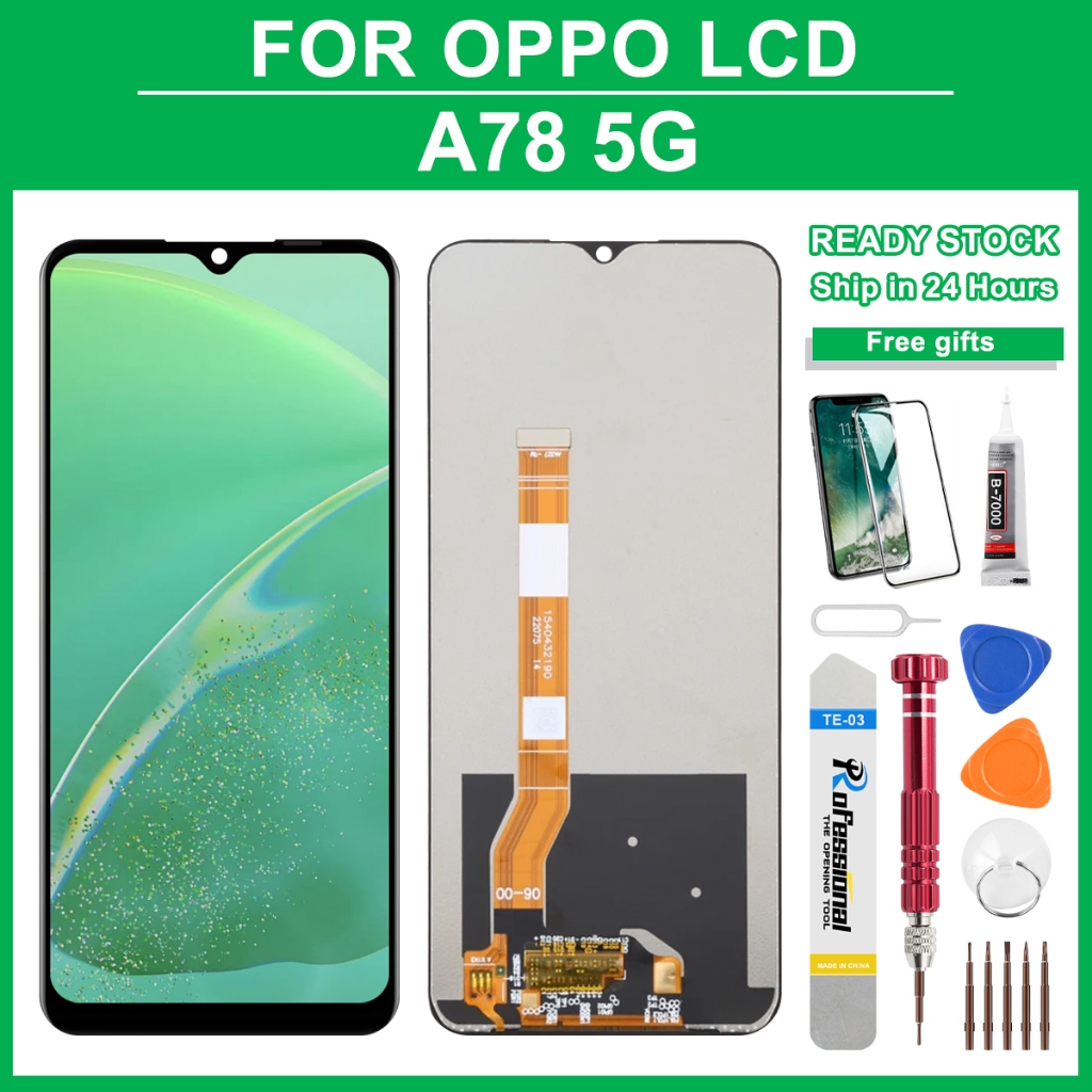 ORI LCD FOR OPPO A78 5G CPH2483,CPH2495 Touch screen digitizer | Shopee ...