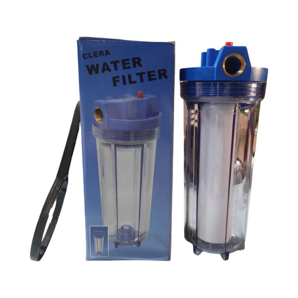 CLERA 3/4 inch Water Filter In-Line Purify 10 Inch Housing Whole Filter ...