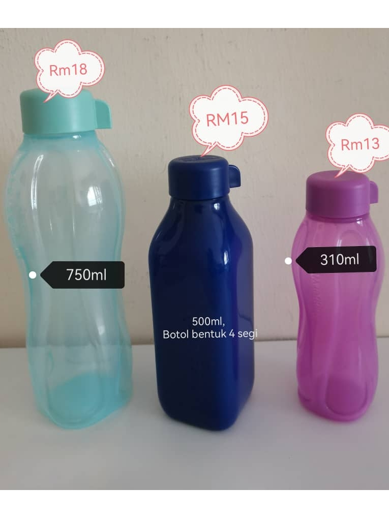 TUPPERWARE ECO BOTTLE 750ML, 500ML, 310ML | Shopee Malaysia