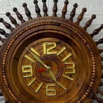 Jam kayu/jam kraftangan kayu | Shopee Malaysia