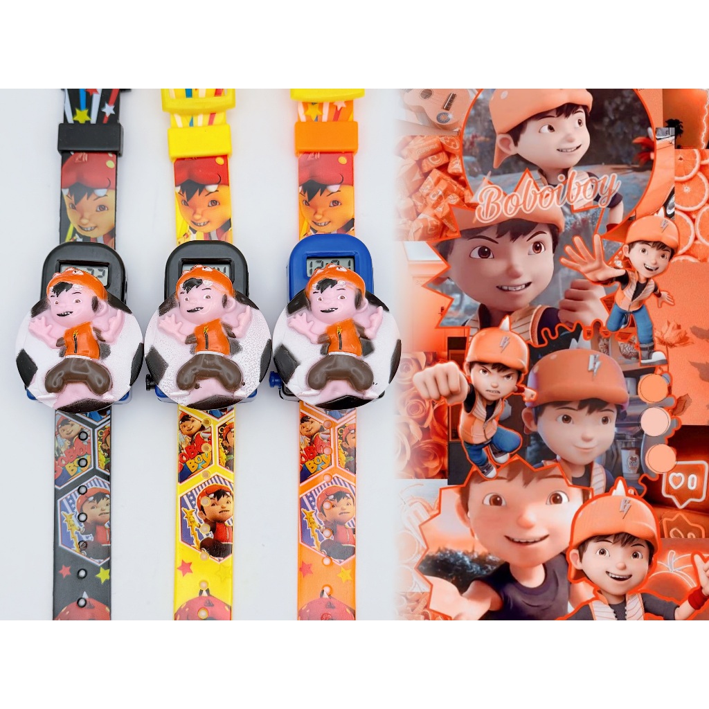 (K35) Boboi Boy Jam Tangan Budak Comel / Boys Cute Kids Watches ...