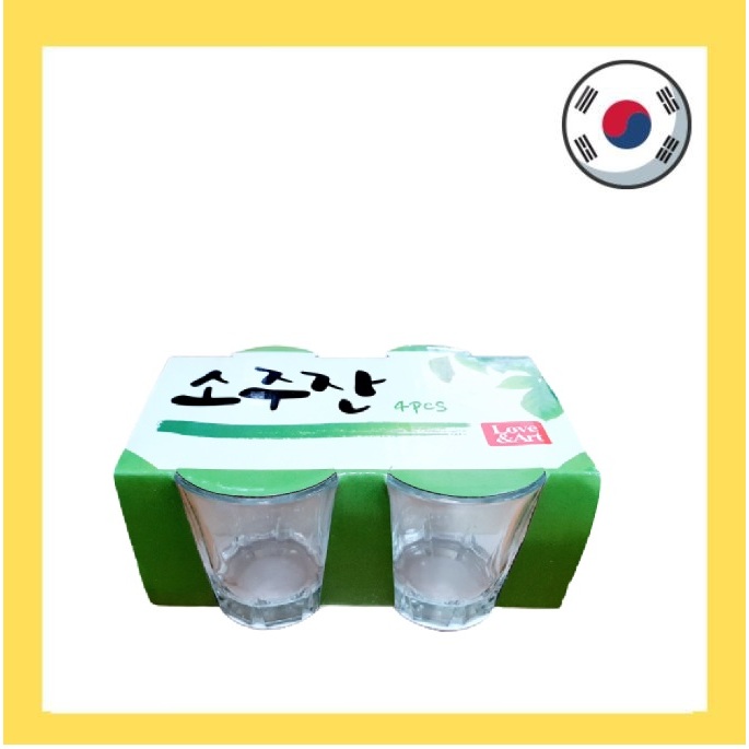 KOREAN SOJU GLASS 4PCS | Shopee Malaysia