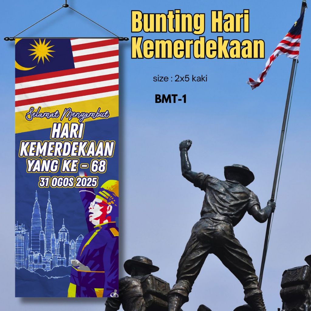1) Bunting MERDEKA / Bunting Sambutan KEMERDEKAAN Malaysia / Bunting ...