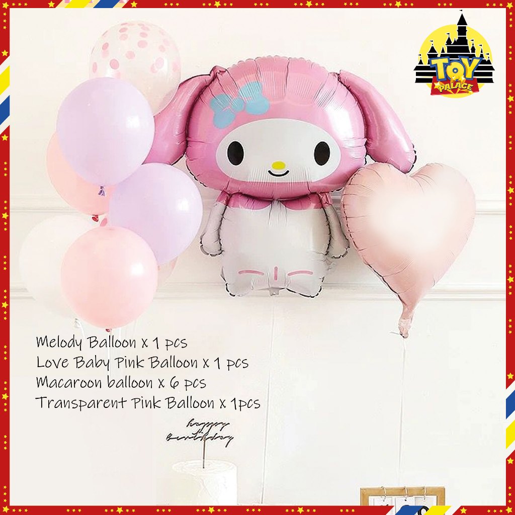Lovely Sanrioed Melody Cartoon Balloon Large Doll Room Decoration ...