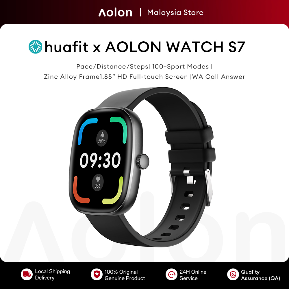 Aolon&Huafit S7 Smart Watch Man HD WA Call Customized Watch Face 100 ...