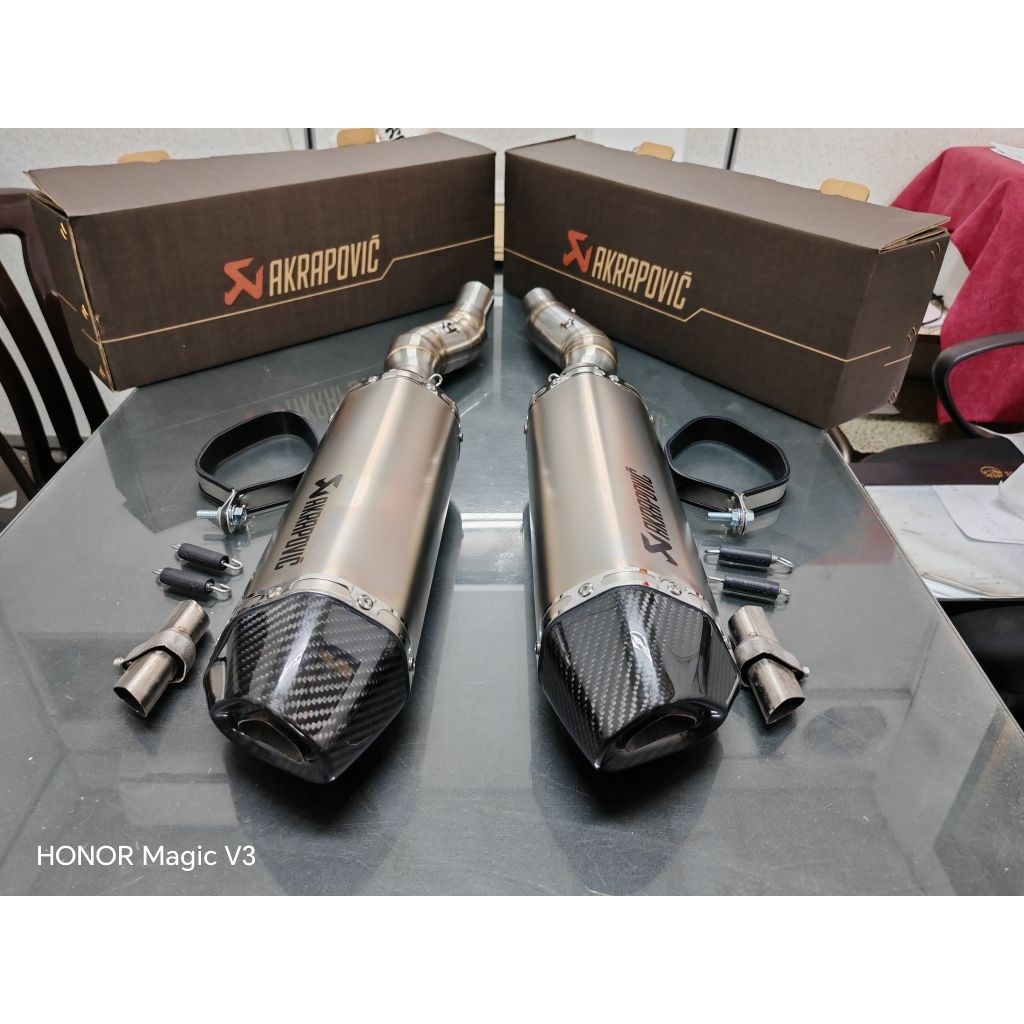 🇲🇾Kawasaki z1000 akrapovic exhaust system (pnp) | Shopee Malaysia