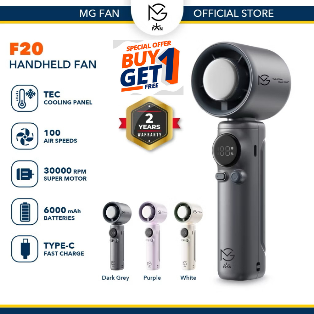 MG Handheld Fan Portable Fan Turbo High Speed Kipas Tangan Mini Fan ...