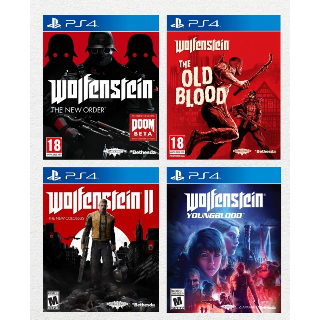 Ps4/Ps5 Wolfenstein Bundle of 4 Digital | Shopee Malaysia