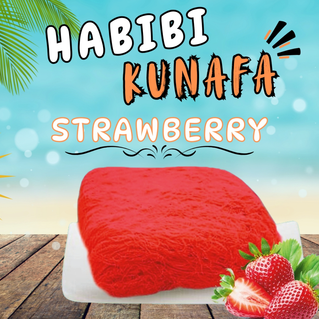 New Flavor Strawberry Kunafa Dough 500g - 1Kg by Habibi Kunafa | Shopee Malaysia