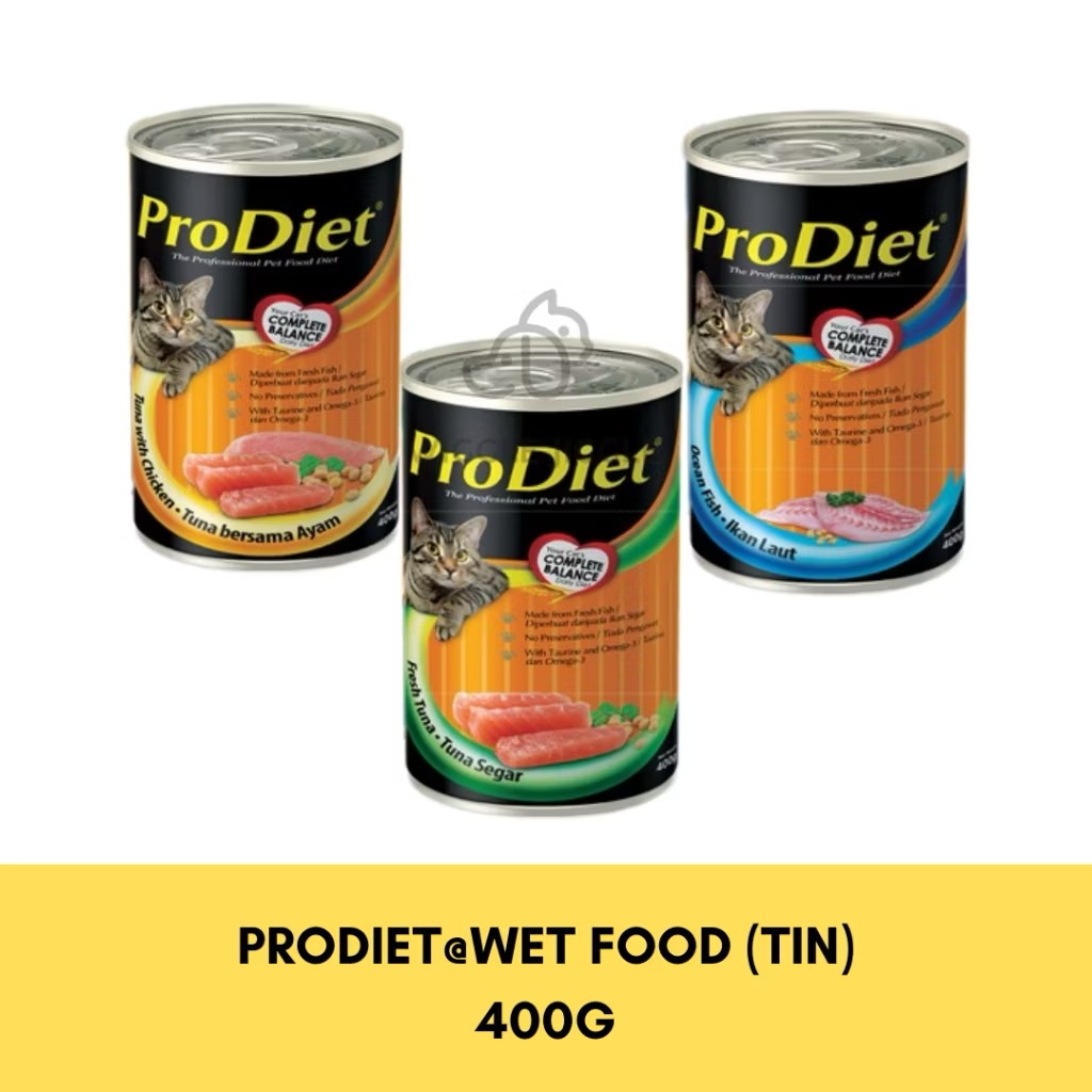 Pinns Prodiet Cat Wet Food in Tin 400g Makanan Kucing | Shopee Malaysia
