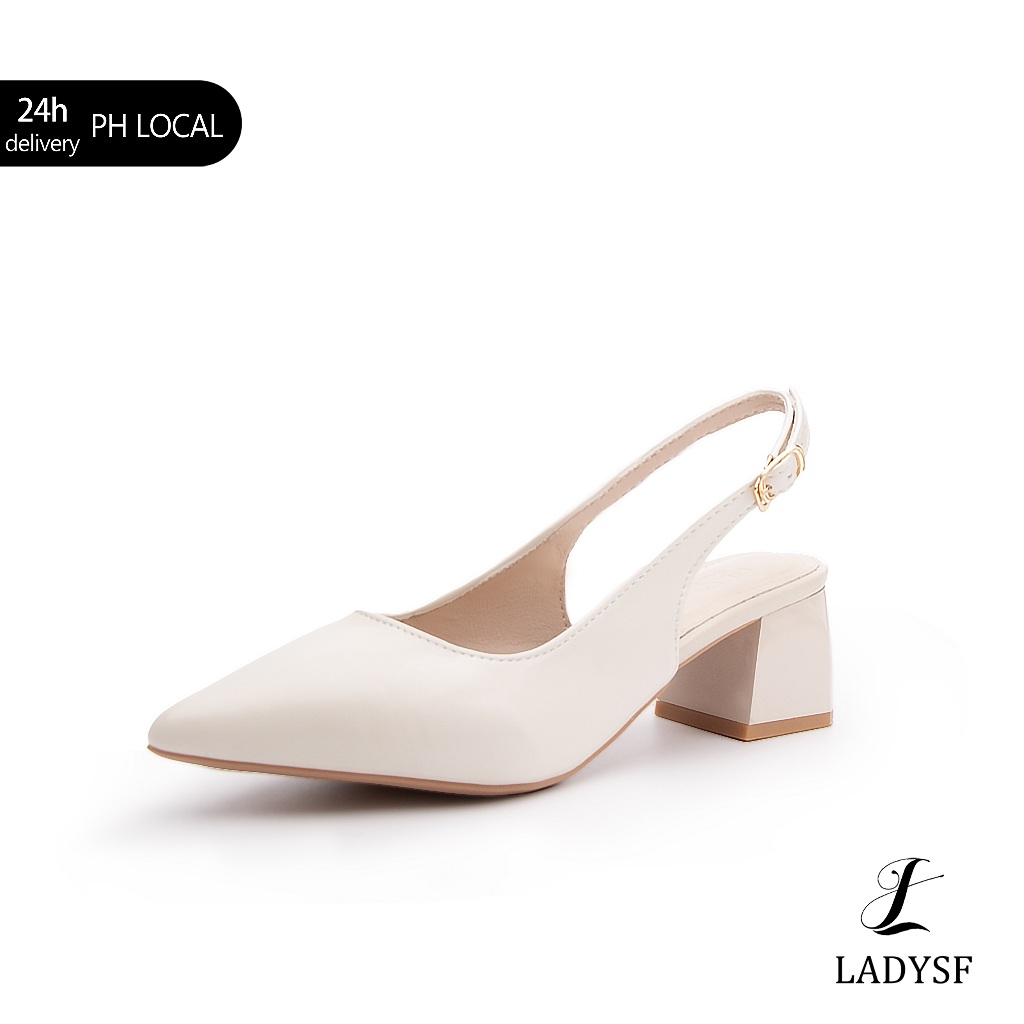 LADYSF Women's Pointed Toe Kasut Nikah Tumit Tinggi Wanita Perempuan ...