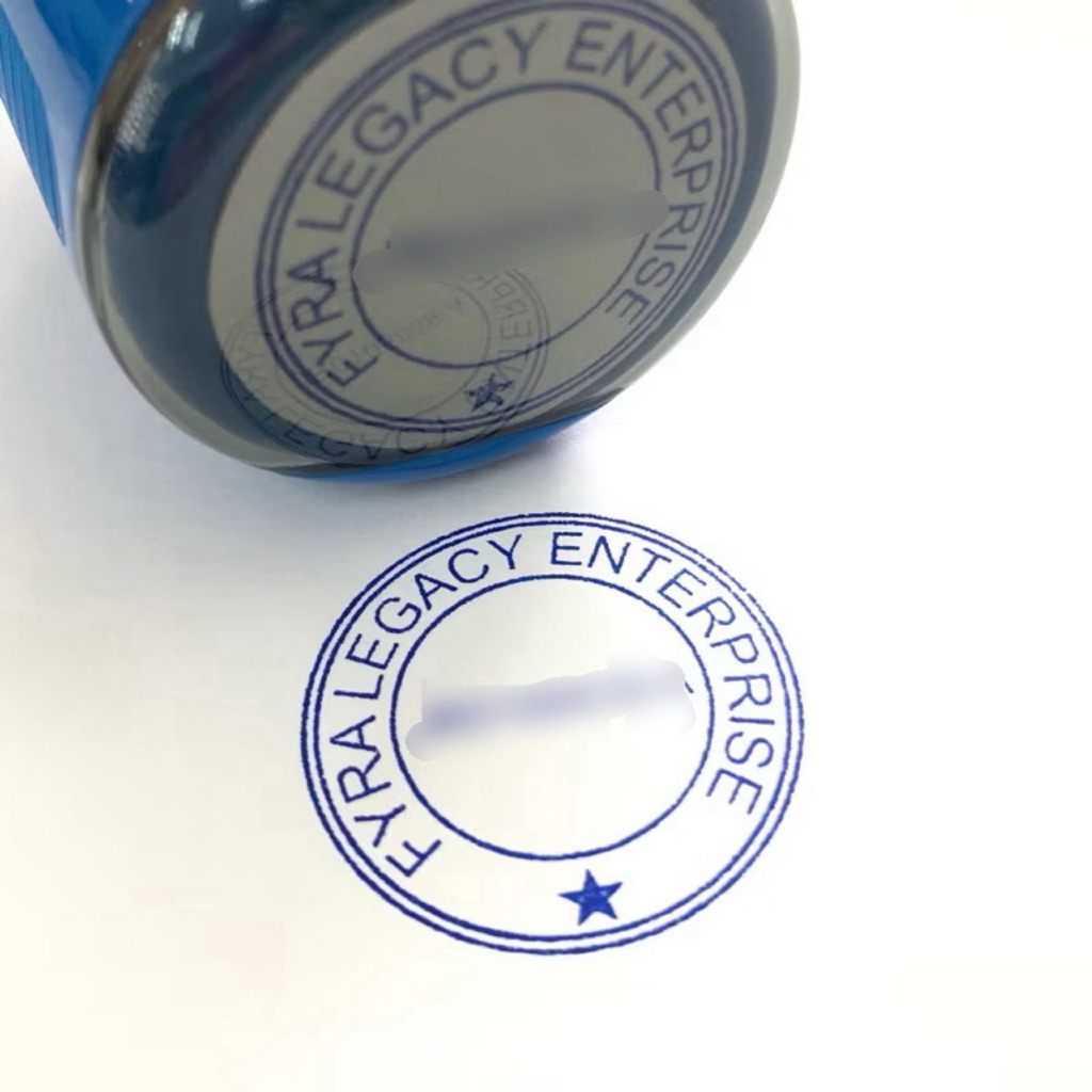 Cop Bulat Syarikat Company Cop Cikgu Kartun Bulat | Shopee Malaysia