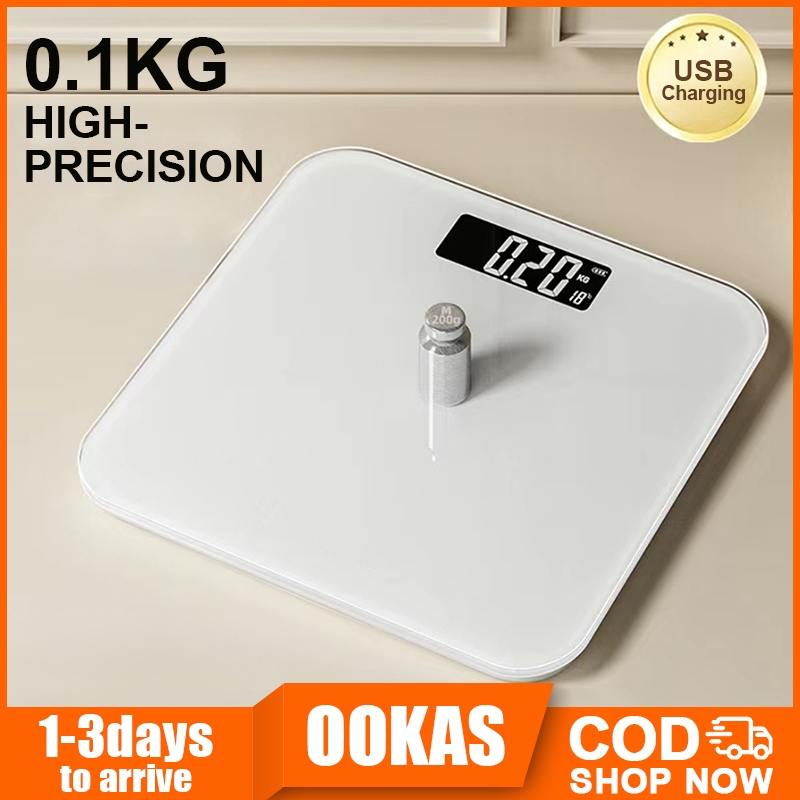 OOKAS Penimbang Digital Penimbang Berat Badan Digital Scale Weight ...