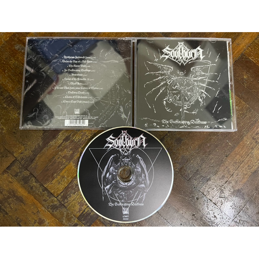 SOULBURN “The Suffocating Darkness” Slipcase CD DEATH ASPHYX PENTACLE ...