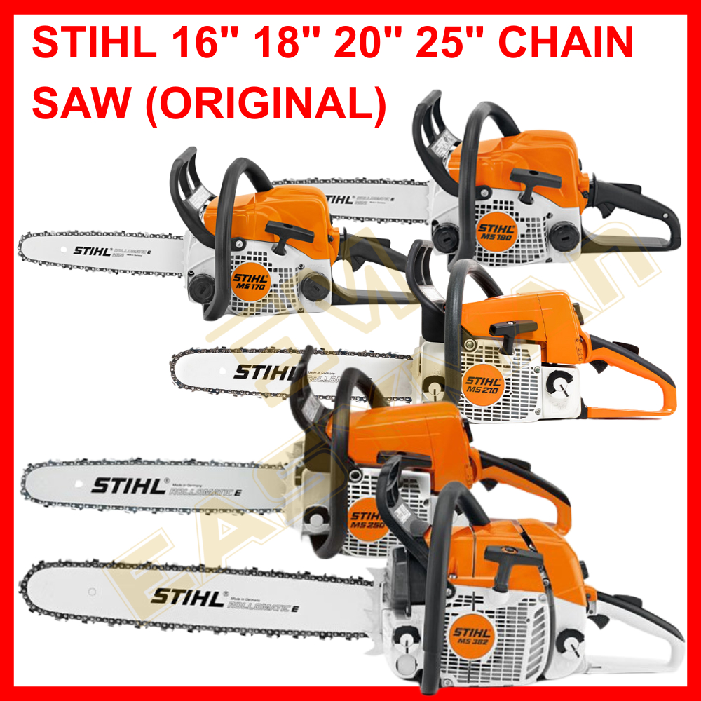 STIHL MS170 MS180 MS210 MS250 MS382 16" 18" 20" 25" CHAIN SAW | Shopee Malaysia