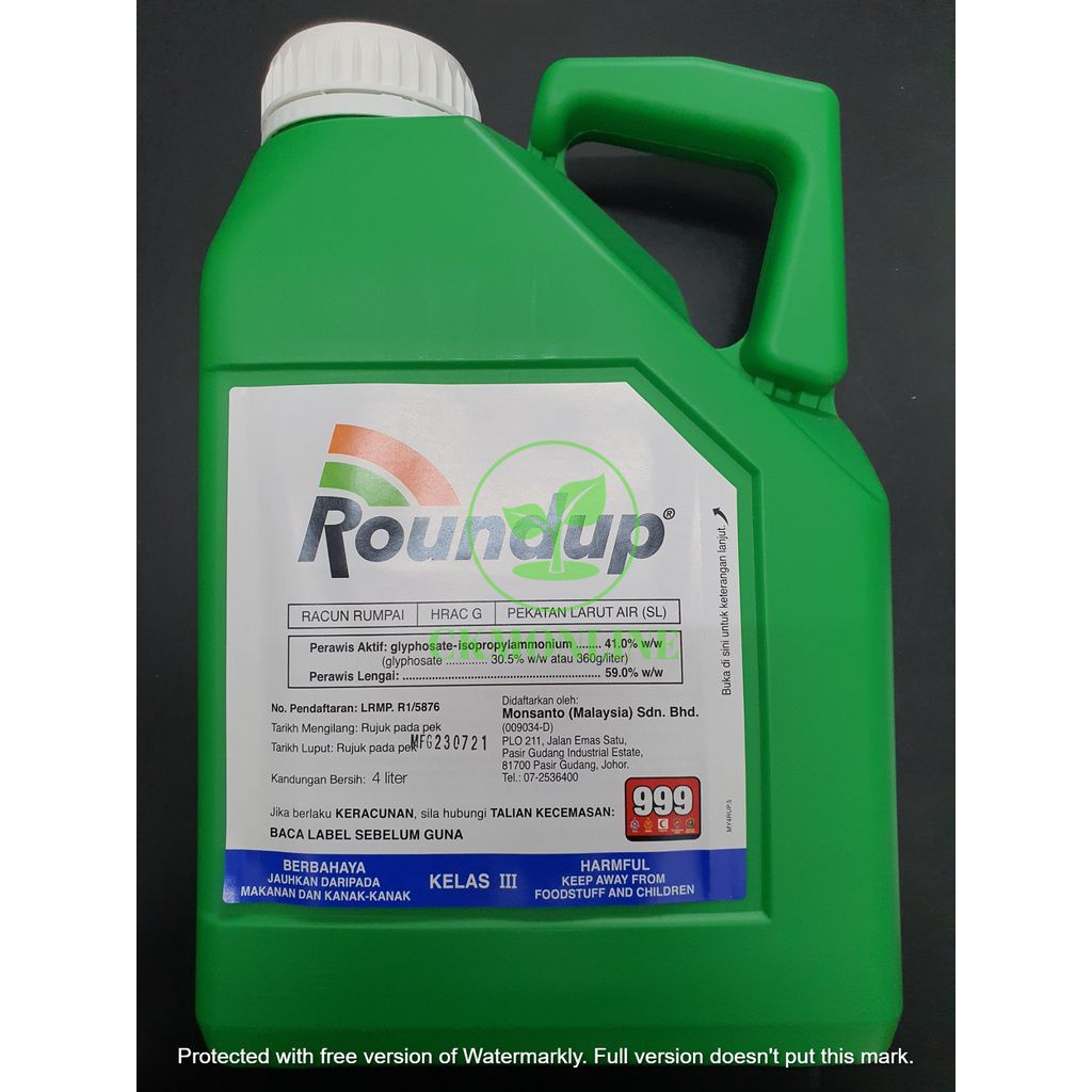 Racun Rumput Roundup 4L | Shopee Malaysia