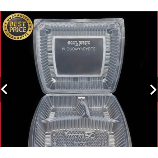 Bekas Pakai Buang & (1 Box) Disposable Lunch Box 3 Compartment | Kotak ...