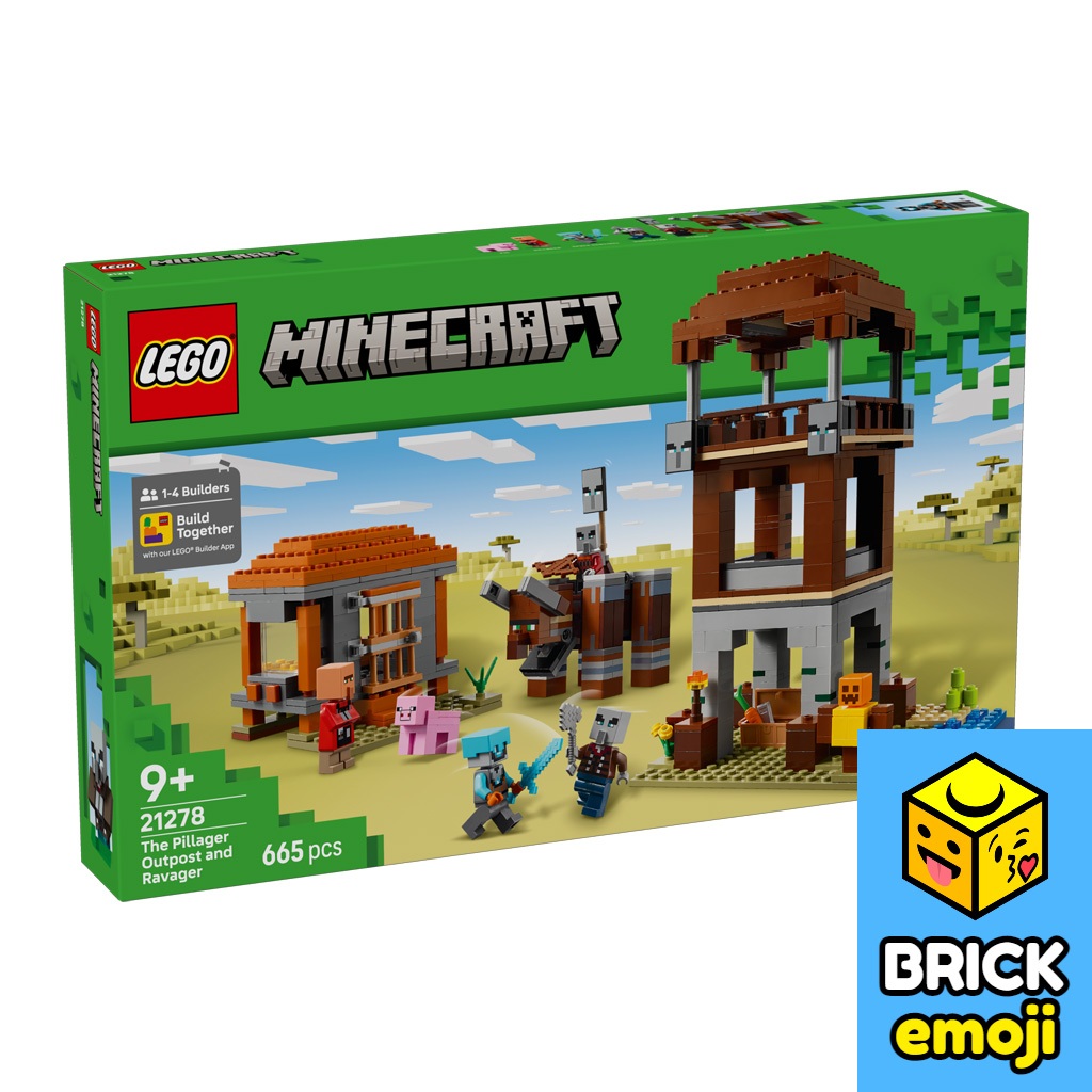 LEGO 21278 Minecraft The Pillager Outpost and Ravager | Shopee Malaysia