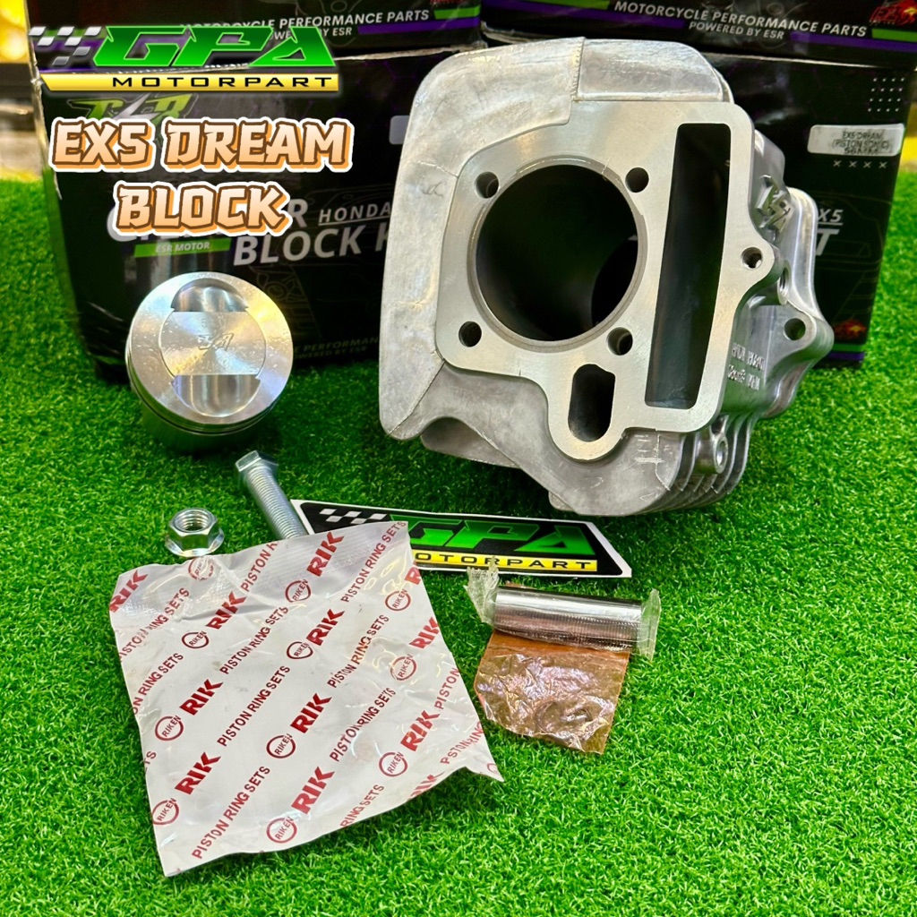 ESR RACING BLOCK EX5 DREAM PISTON SONIC 53MM 54MM 56MM 57MM | Shopee ...