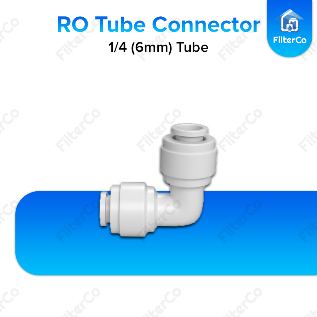 Water Filter Fitting Connector and Tube 1/4" (6.35 mm) Tee /Elbow / Two ...
