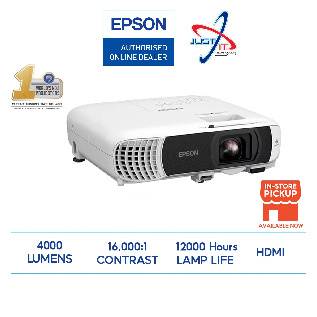 EPSON EB-W55 WXGA 4000 LUMENS 3LCD PROJECTOR WITH BUILT-IN-WIRELESS | Shopee Malaysia