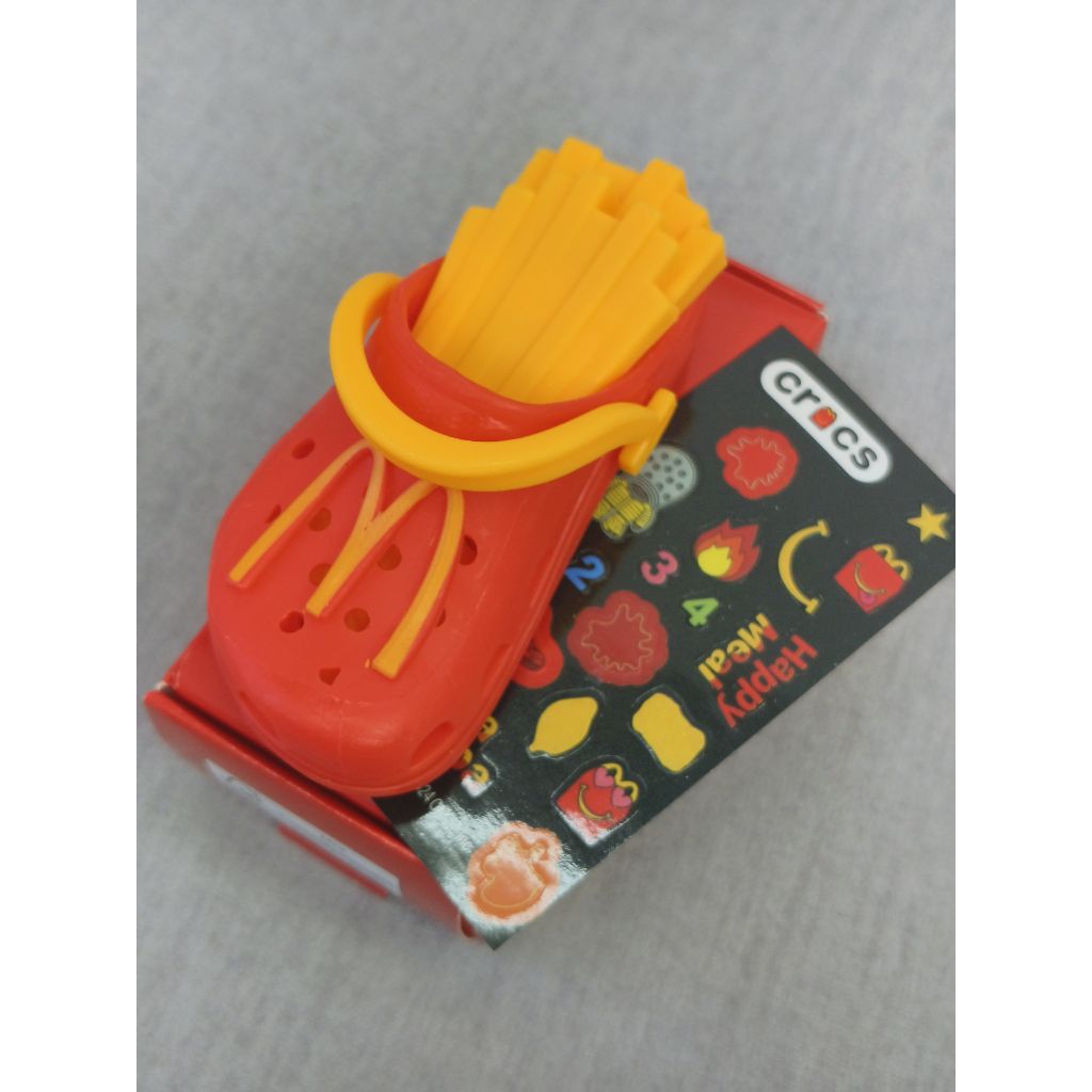 McD's Crocs Keychain Happy Meal McDonald's X Crocs Slipper | Shopee ...