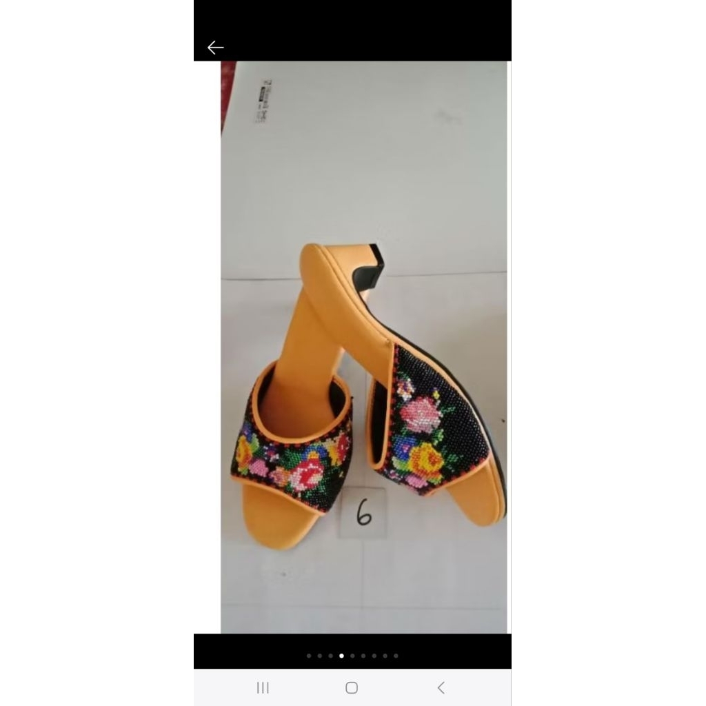 Kasut Manik Nyonya Traditional/Nyonya Beaded Shoes/ 100% Hand-Made ...